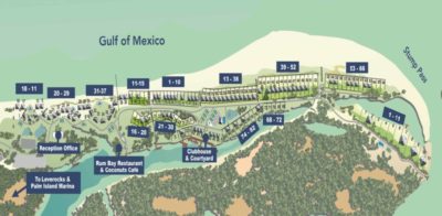 Family Friendly Resort Map and Beach Rental Layout