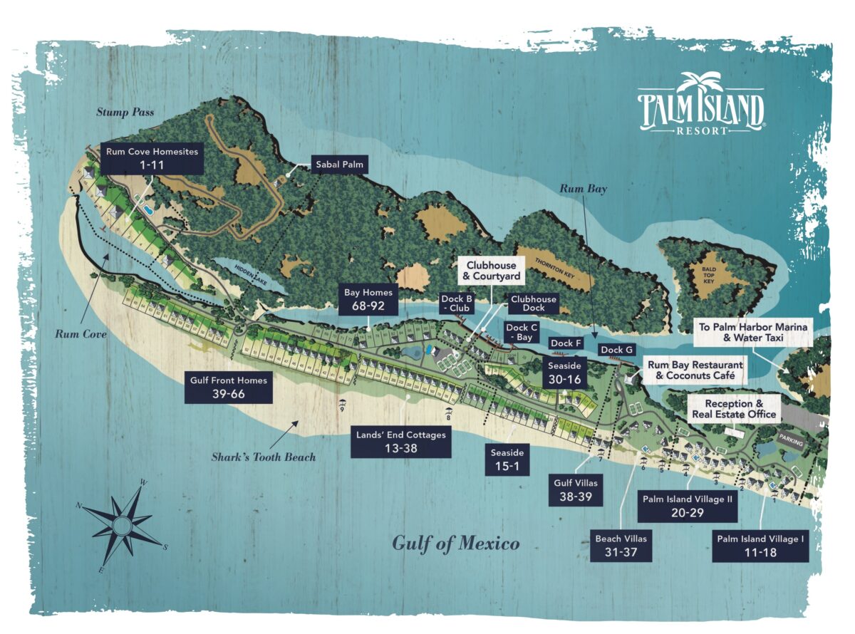 Family Friendly Resort Map and Beach Rental Layout